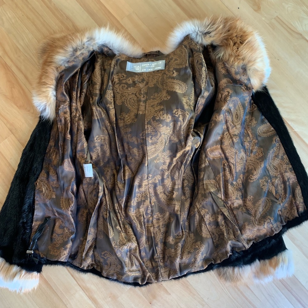 Saga Mink Fur Coat - Gem